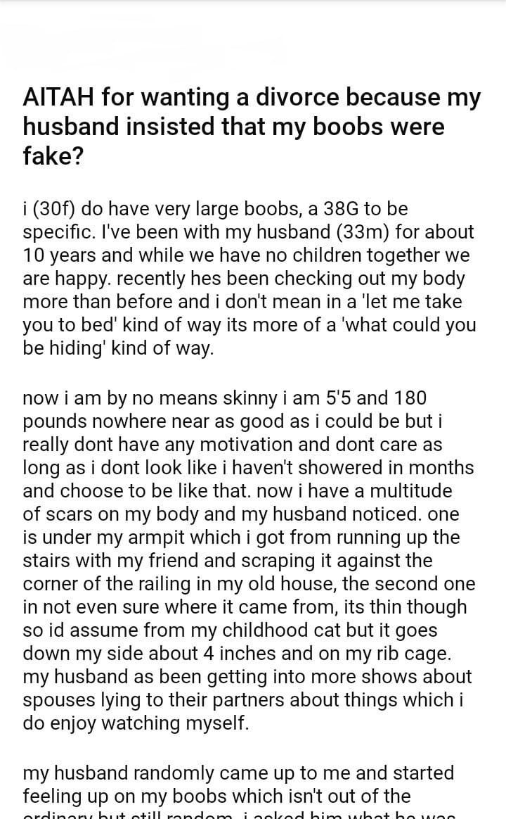 AITAH for wanting a divorce – DJOTD.com