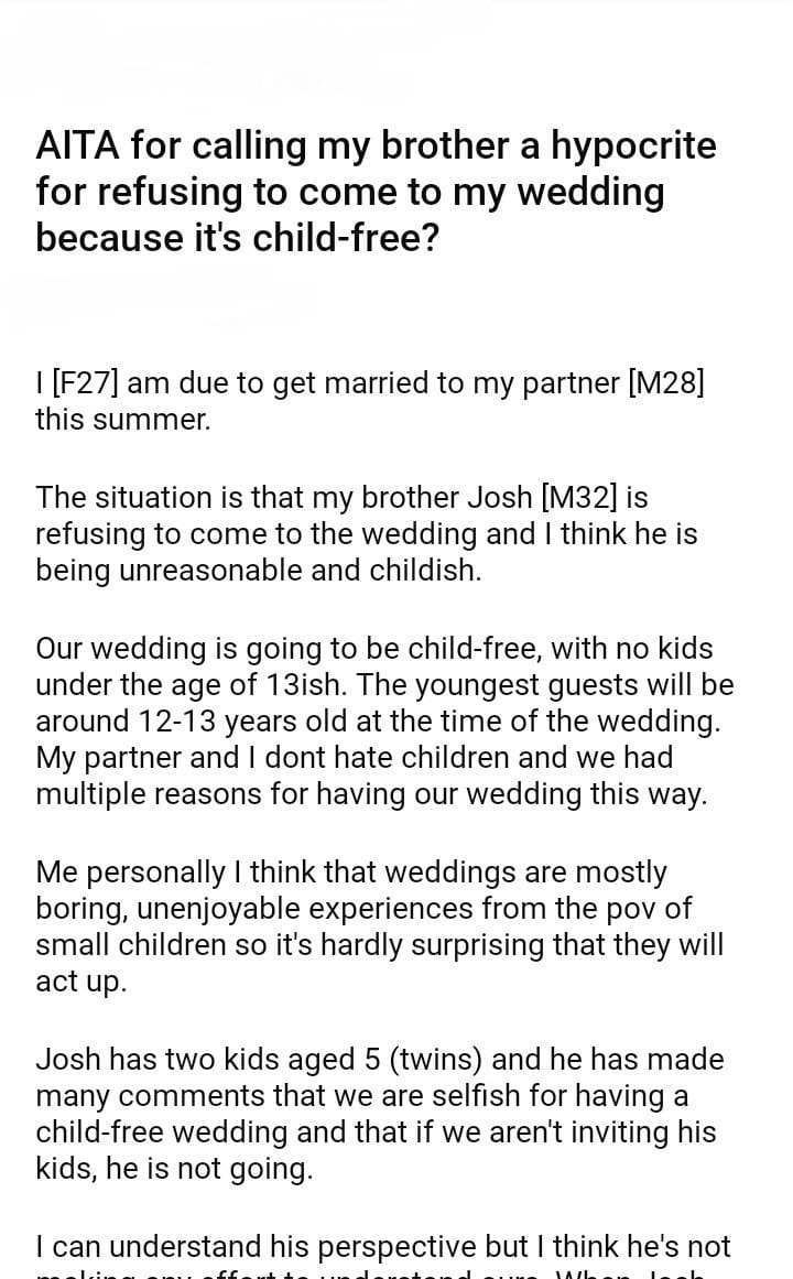 AITA for calling my brother a hypcrite – DJOTD.com