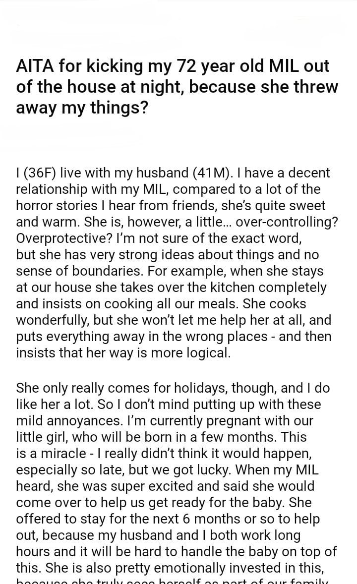 AITA for my 72 year old MIL – DJOTD.com