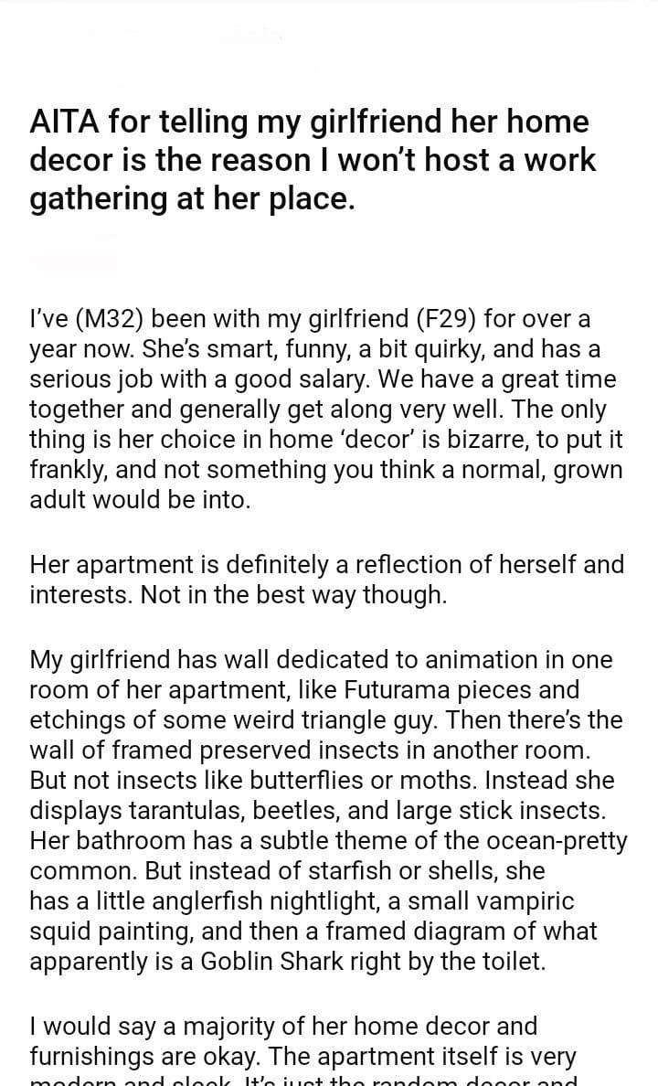 AITA for telling my girlfriend – DJOTD.com