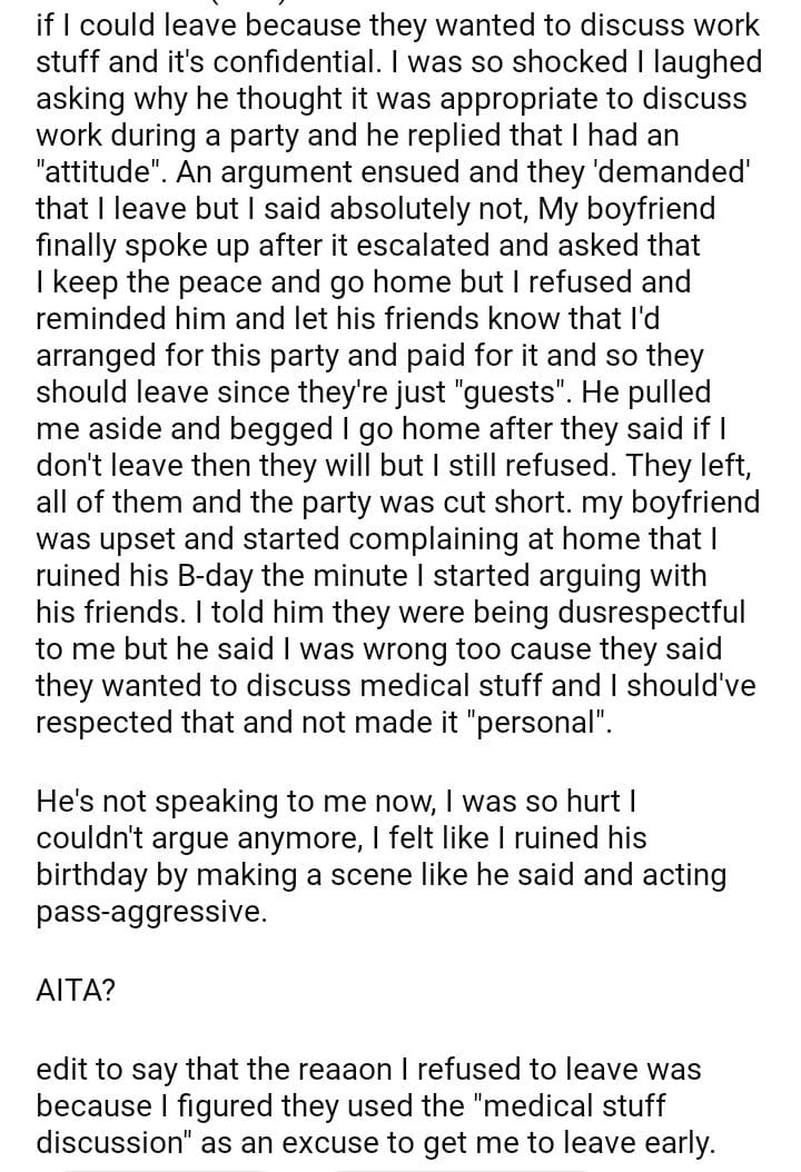 my boyfriend’s birthday party that I arranged for – DJOTD.com