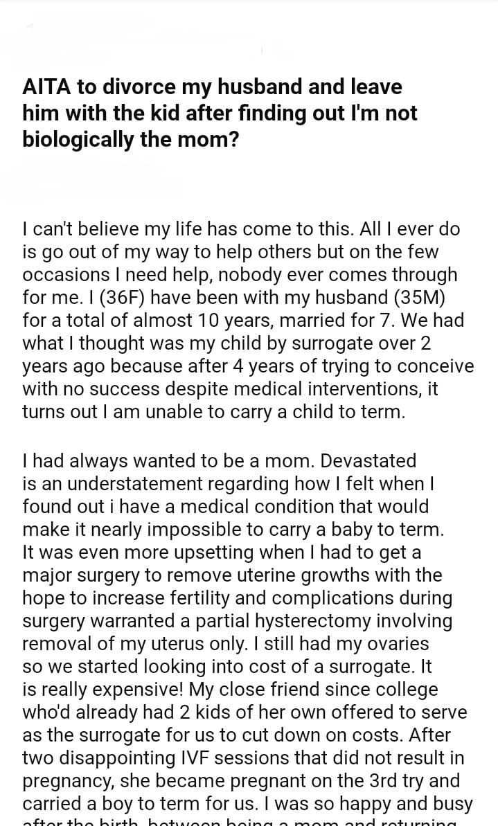 AITA to divorce my husband and leave him – DJOTD.com