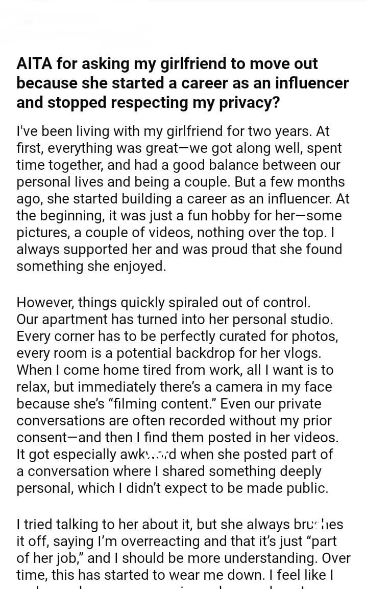 AITA for Refusing to Help My Girlfriend – DJOTD.com