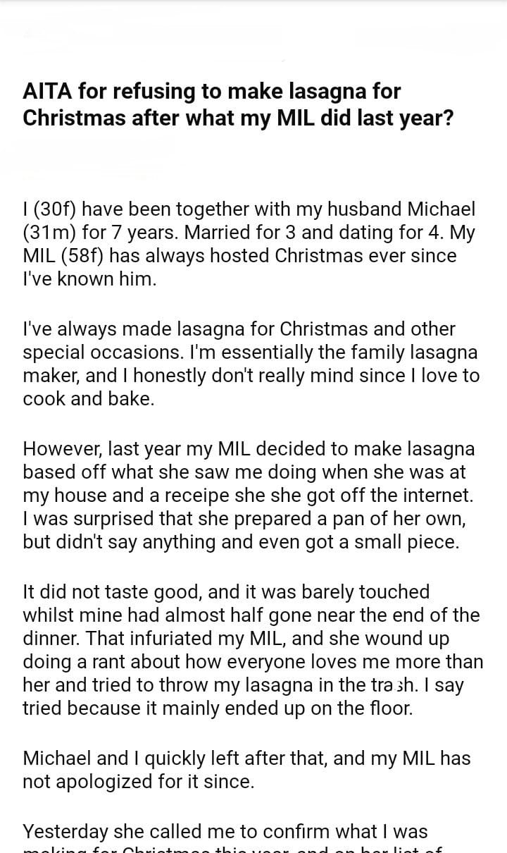 AITA for after what my MIL did last year? - DJOTD.com
