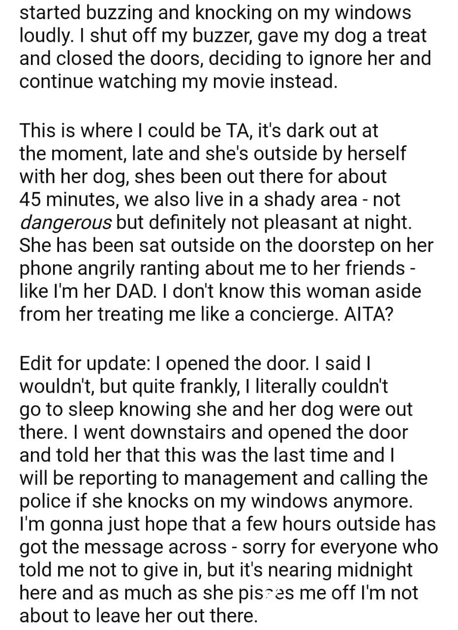AITA my neighbour and her dog – DJOTD.com