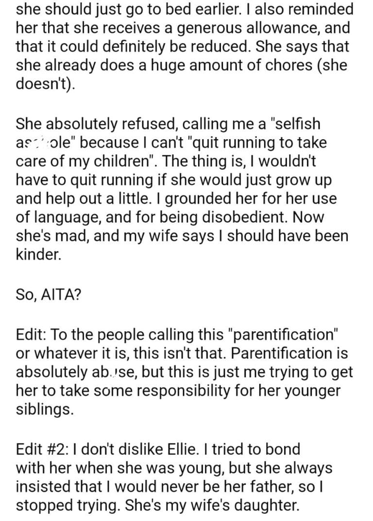 AITA for my step-daughter? – DJOTD.com