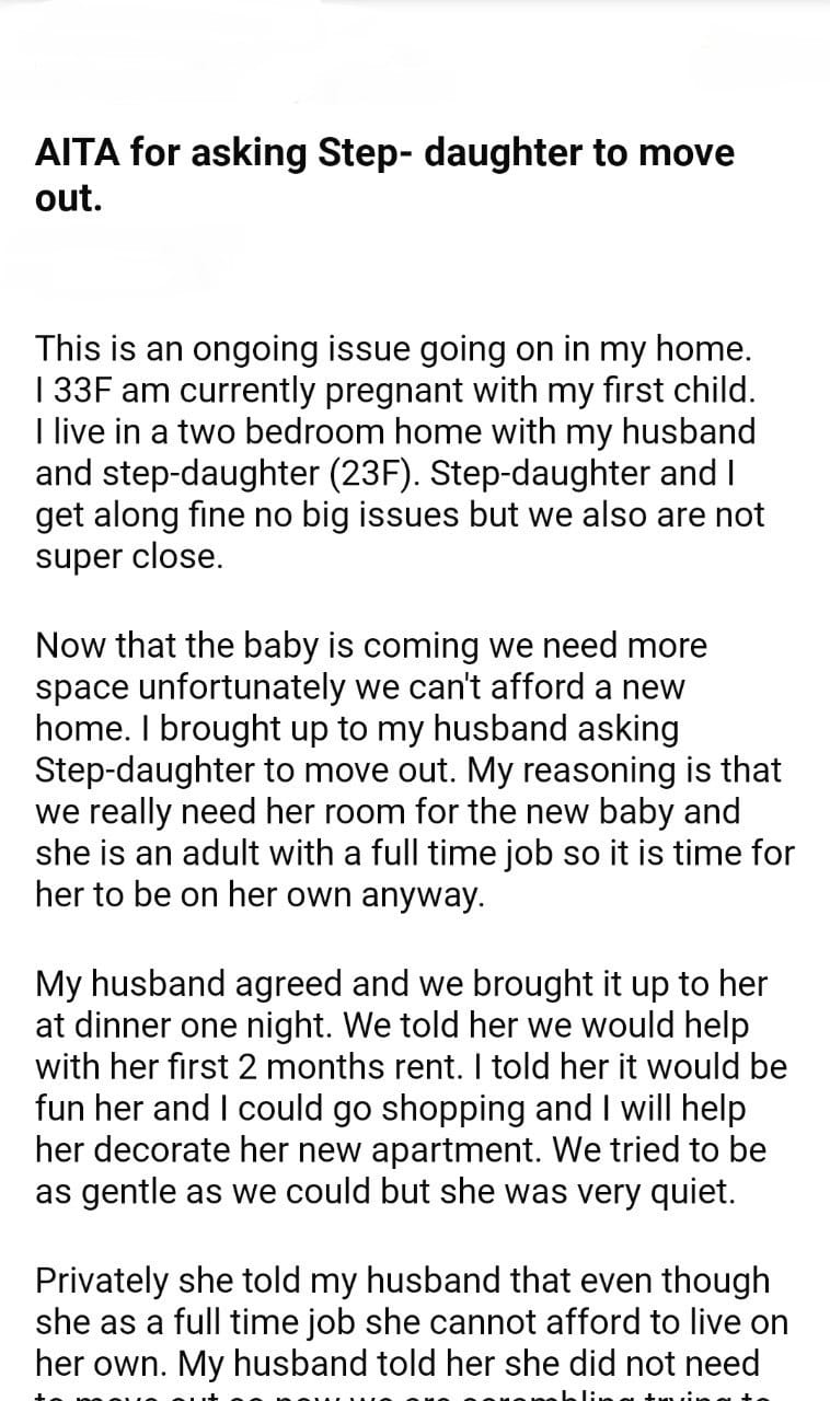 AITA for asking Step- daughter – DJOTD.com