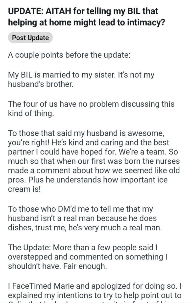 AITAH for telling my BIL that helping - DJOTD.com